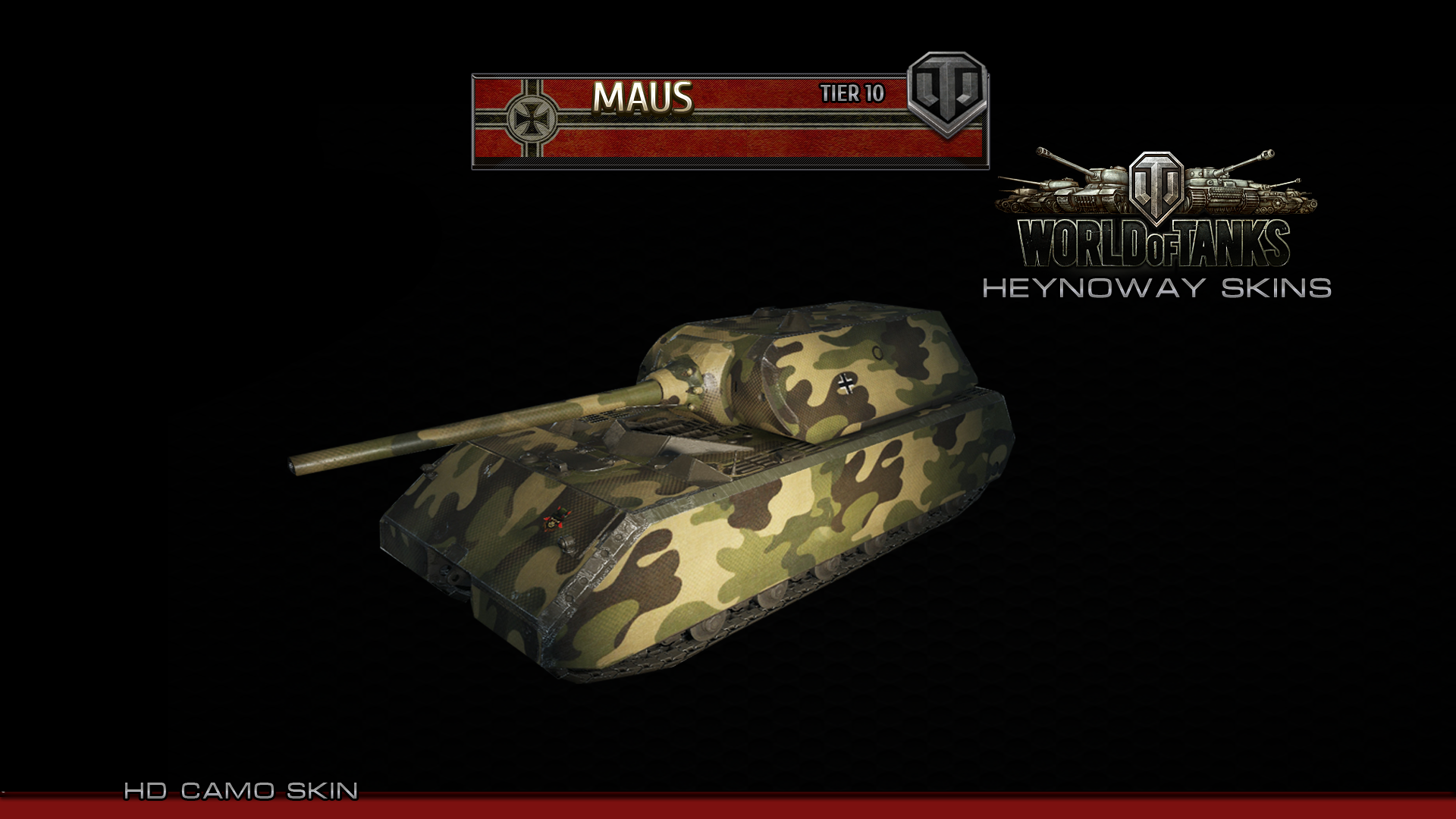 Maus Greenland Camo -Heynoway skins- — download mods for World of Tanks ...