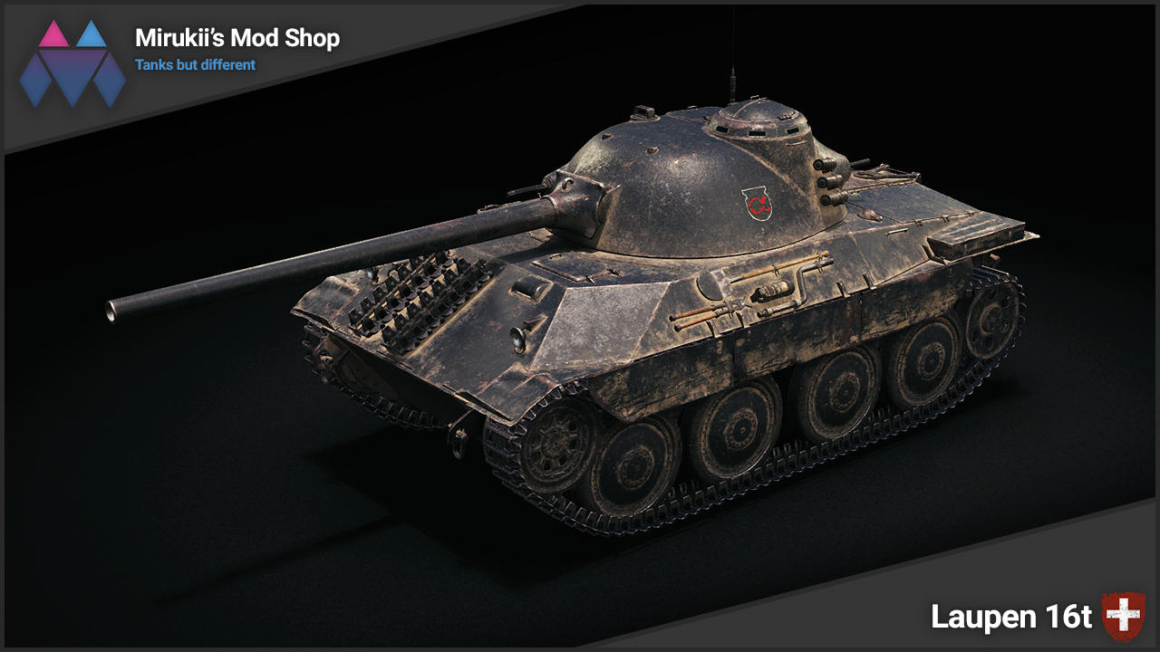Mirukii's Laupen 16t Remodel (VK 30.01 (P) Replacement) — download mods ...