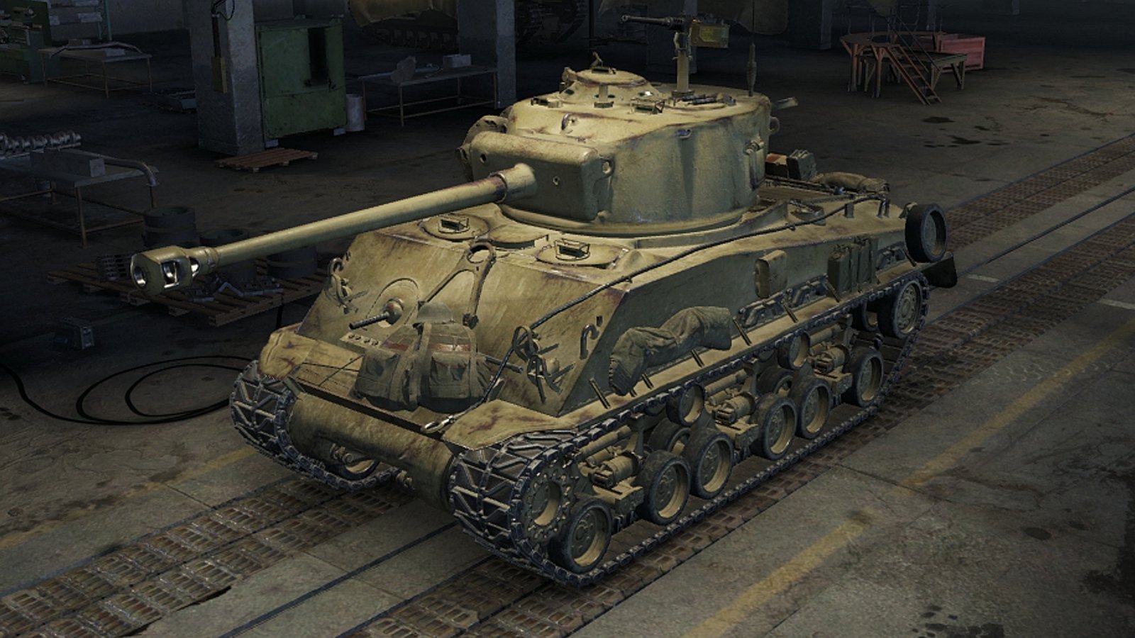 yamayan's M4A3E8 Sherman Remodel — download mods for World of Tanks (WoT)