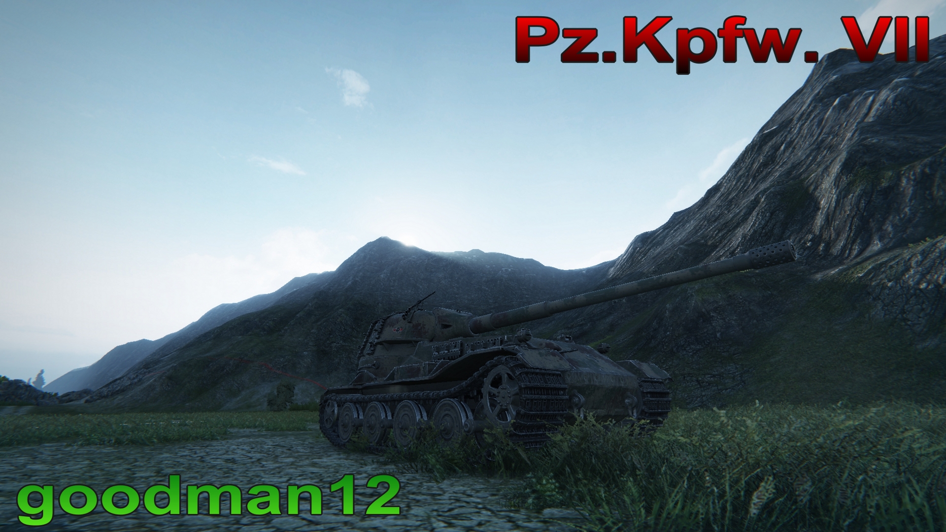 Pz.Kpfw. VII с башней от VK 72.01 — download mods for World of Tanks (WoT)
