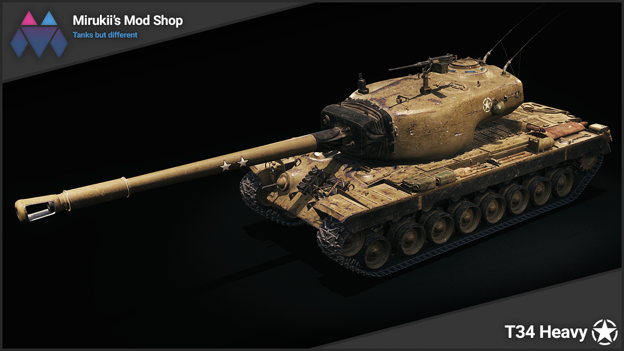 Mirukii's T34 Heavy Remodel — download mods for World of Tanks (WoT)