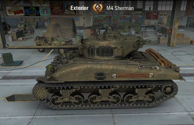 M4 Sherman Remodel — download mods for World of Tanks (WoT)