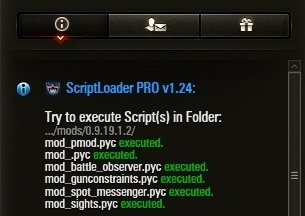 Scriptloader Pro — download mods for World of Tanks (WoT)