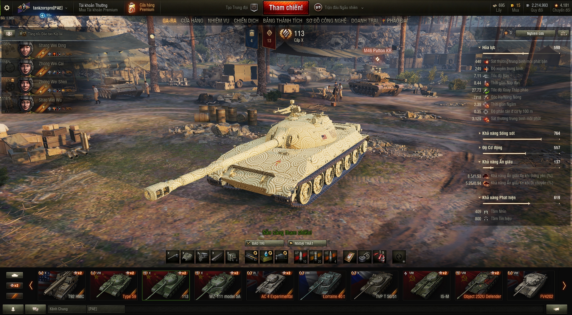 113 make by tankzorspro — download mods for World of Tanks (WoT)